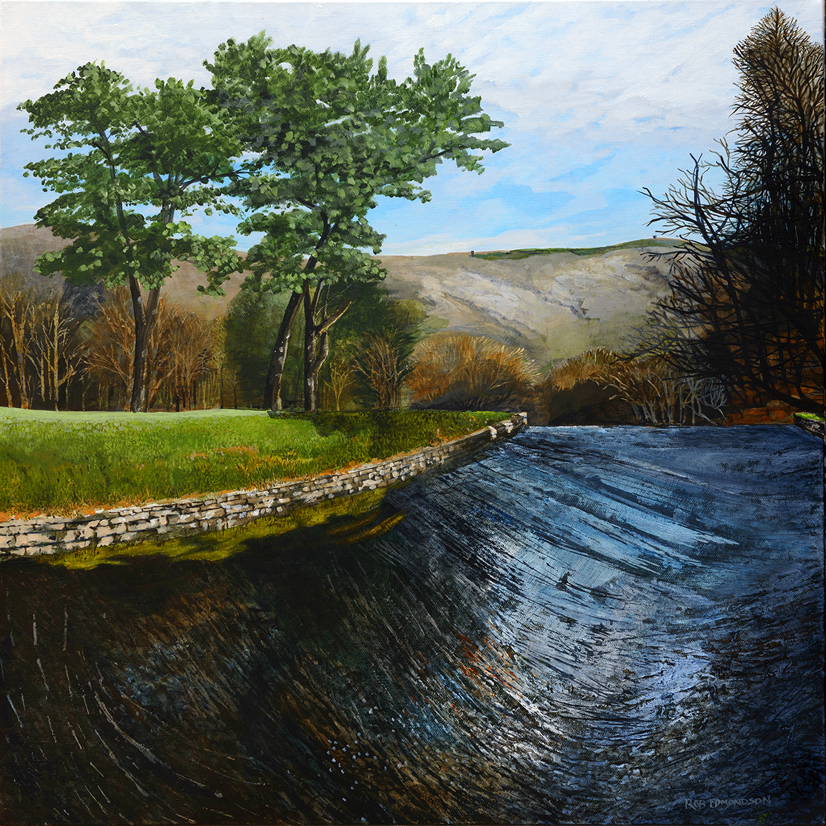 The Run Off – Lancashire Landscape Art