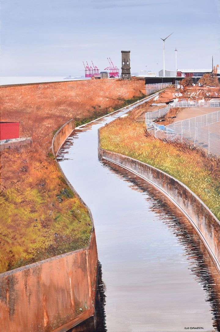 West Waterloo Docks – Lancashire Landscape Art